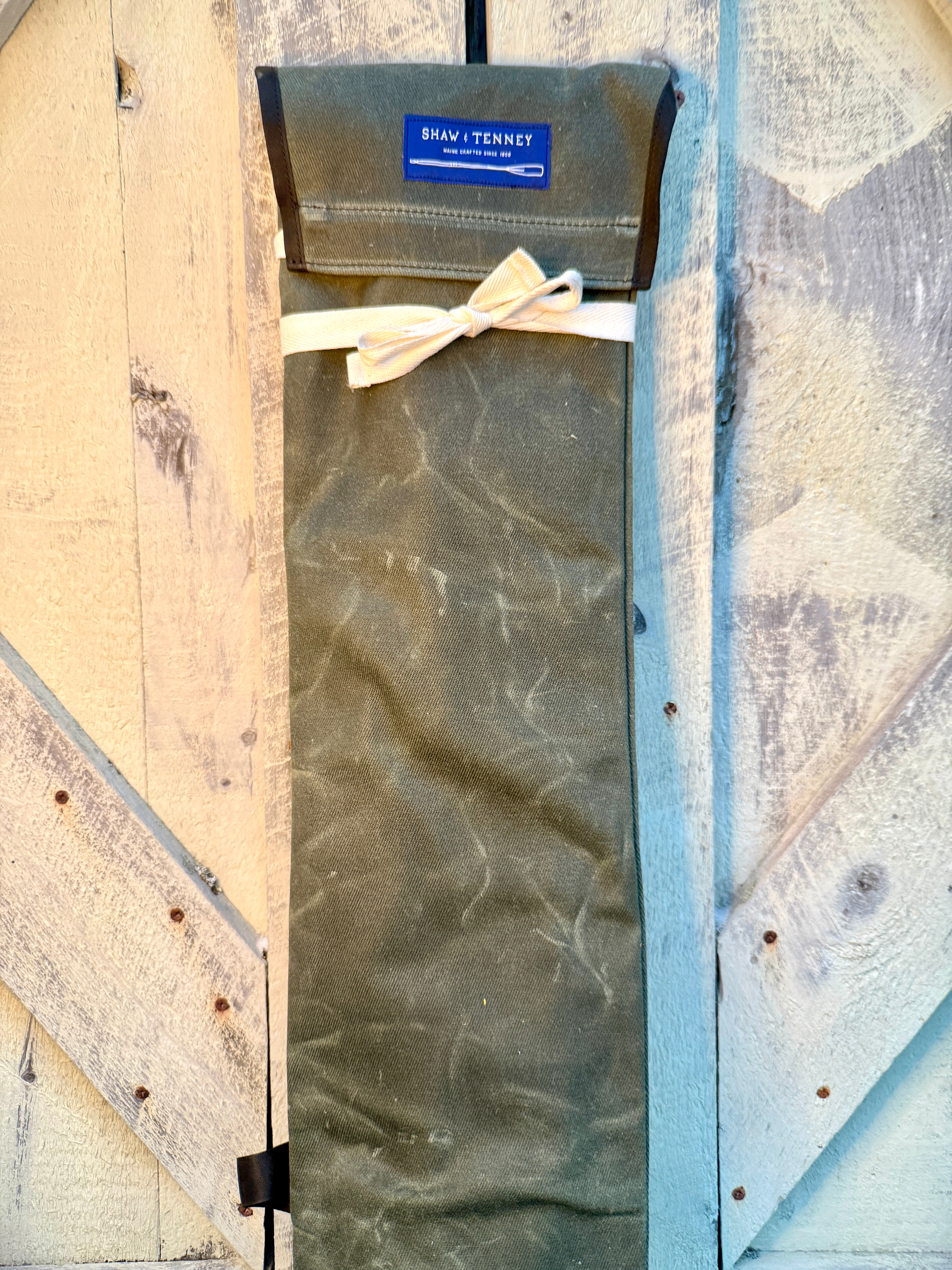 Waxed Twill Oar Bag – Shaw & Tenney